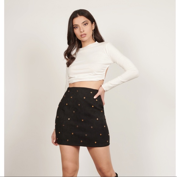 Tobi | Skirts | Brand New Tobi Suede Studded Skirt Brand New | Poshmark